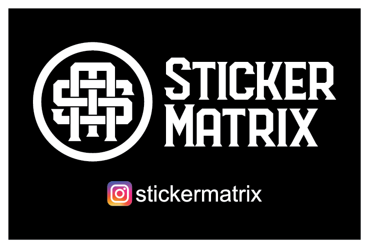 Sticker Matrix | Raised Spot UV Sticker | Textured Sticker | Clear ...
