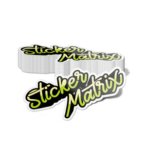 Sticker Matrix specializes in printing raised spot UV Sticker