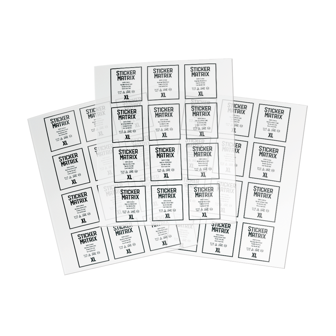 Heat Transfer Transparent Background | Raised Spot UV Sticker ...